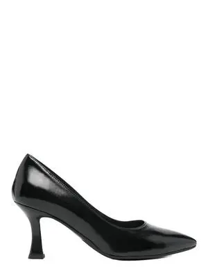 MELLUSO 70mm Pointed Leather Pumps - Black