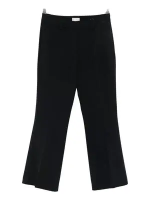 Seductive Flared Trousers - Black