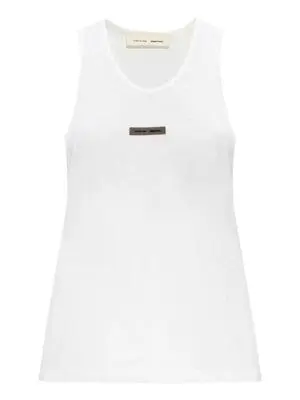 Fear Of God Logo-patch Tank Top - White