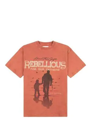 HONOR THE GIFT Rebellious For Our Fathers T-shirt - Orange