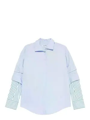 FAÇON JACMIN Cosmo Trompe L'oeil Shirt - Blue