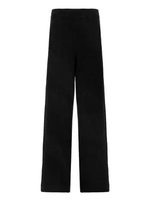 LANEUS Side-pockets Trousers - Black