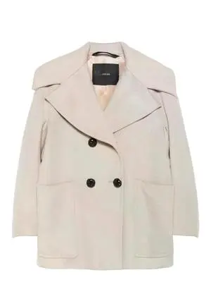 Max Mara Cashmere Double-breasted Jacket - Neutrals