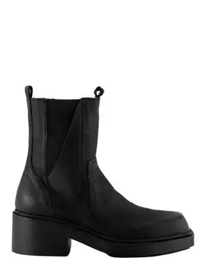 VIC MATIE 50mm Square-toe Chelsea Boots - Black