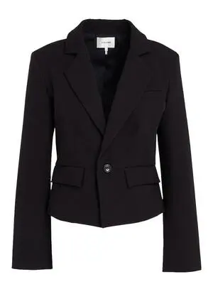 FRAME Cotton-blend Twill Blazer - Black