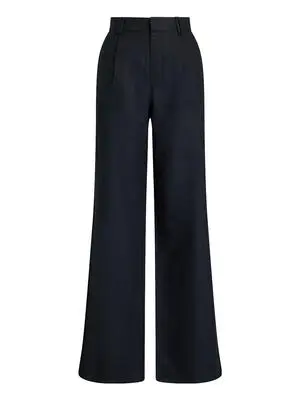 Paige Niguel Wide-leg Pants - Black