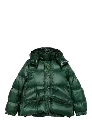 Sacai Hooded Quilted Puffer Jacket - Green