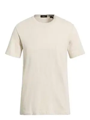 Theory T-shirt Lilac Size Cotton - Beige