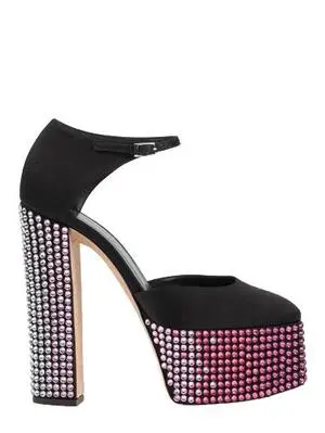 GIUSEPPE ZANOTTI Pumps With Buckle-fastening Ankle Strap - Black