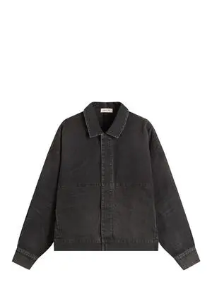 Fear Of God Canvas Utility Jacket Washed Black