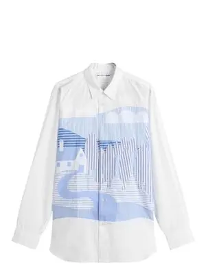 Comme Des Garçons Yd Stripe Shirt - White