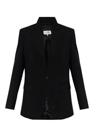 MAISON MARGIELA Wool Blazer - Black