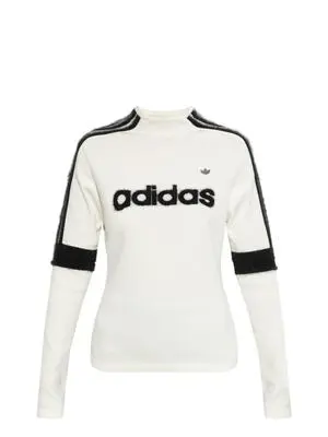 Adidas Originals By Alexander Wang Logo Turtleneck Top - White