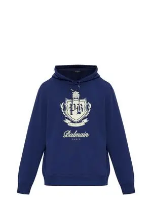 Balmain Hooded Sweatshirt - Navy Blue