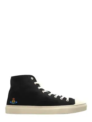 VIVIENNE WESTWOOD Plimsoll High-top Sneakers - Black