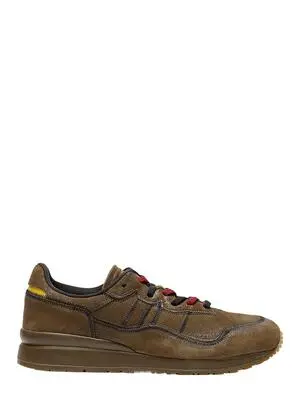 Onitsuka Tiger Tiger Ally Stitchin Sneakers - Brown Storm/vibrant Yellow