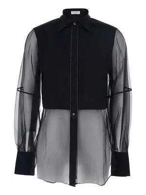 Brunello Cucinelli Shirt With Monili Detail - Black