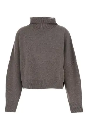 LOULOU DE SAISON Luke High-Neck Wool-Cashmere Sweater