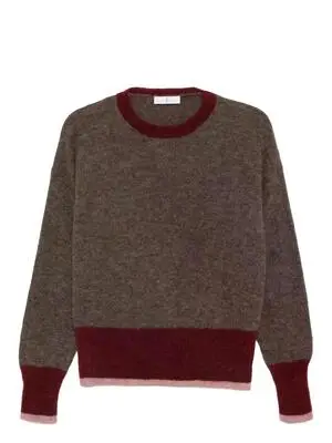 WHY CI Crew-neck Sweater - Brown