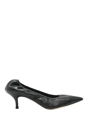 P.a.r.o.s.h Leather Pointed Toe Pumps - Black