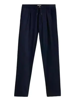Woolrich Pleated Drawstring Trousers - Blue