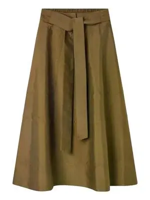 LEE MATHEWS Rennie Midi Skirt - Green