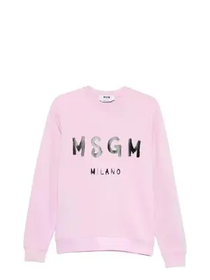MSGM Crew-neck Sweatshirt - Pink