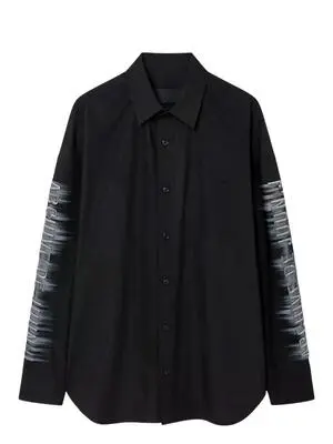 JUUN.J Archive Lettering Long-sleeve Shirt - Black