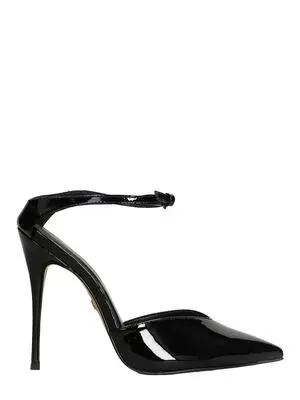 ANDREA CARRANO 115mm Leather Mules - Black