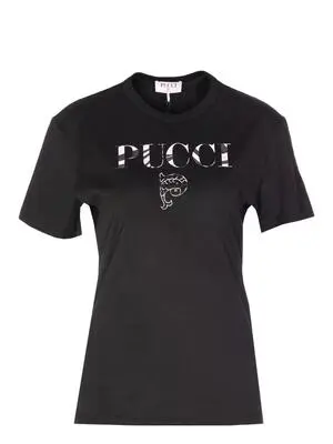 Emilio Pucci Logo-graphic T-shirt - Black