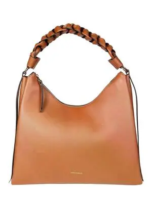 COCCINELLE Braided-handle Shoulder Bag - Brown
