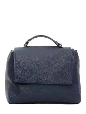 ORTIGNI Flap-closure Leather Shoulder Bag - Blue