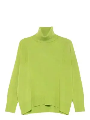 ROBERTO COLLINA Roll-neck Sweater - Green