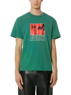 AWAKE NY Graphic-print T-shirt - Green