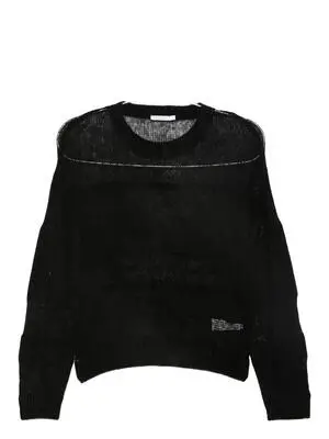 Patrizia Pepe Crew-neck Sweater - Black