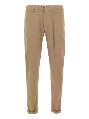RE-HASH Welt-pocket Chinos - Brown
