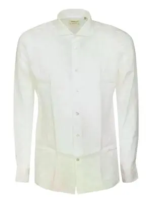 BORRIELLO NAPOLI Linen Shirt - White