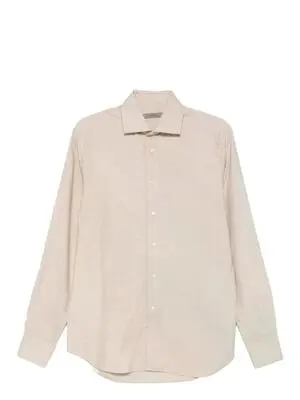Corneliani Long-sleeved Shirt - Neutrals