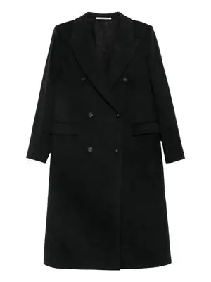 Tagliatore Double-breasted Coat - Black