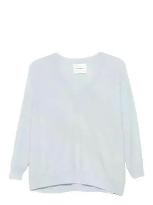 LISA YANG V-neck Cashmere Sweater - Blue