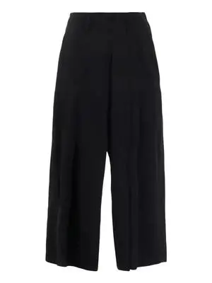 Y’s Wide-leg Trousers - Black