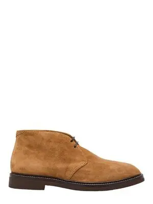 Brunello Cucinelli Suede Chukka Boots - Ltbrwn
