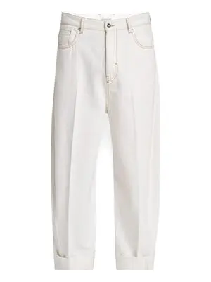 Givenchy Relaxed Straight Fit Five-pocket Pants - White