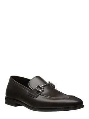 STUART WEITZMAN Simon Twistbit Loafers Dark Brown