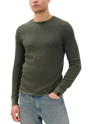 Rag & Bone Gregory Merino Wool Blend Sweater - Dark Green