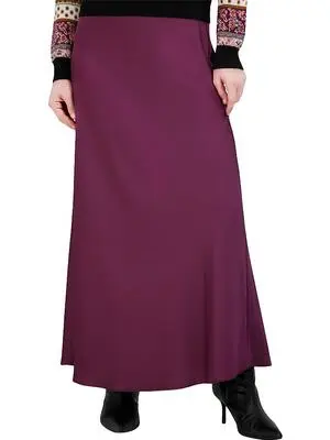 POINT Slip Skirt Eggplant