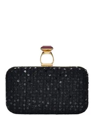 Sachin & Babi Sequin Clutch - Black