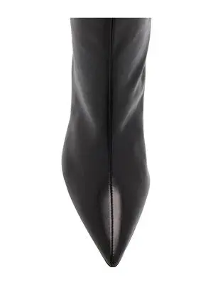 Staud Sebastian Leather Over-the-knee Boots - Black