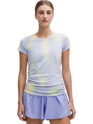 Lululemon Swiftly Tech Short-sleeve Shirt 2.0 Hip Length - Psychedelic Wash Lavender Frost