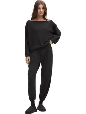 Lululemon Becalm Oversized Mid-rise Pant - Black